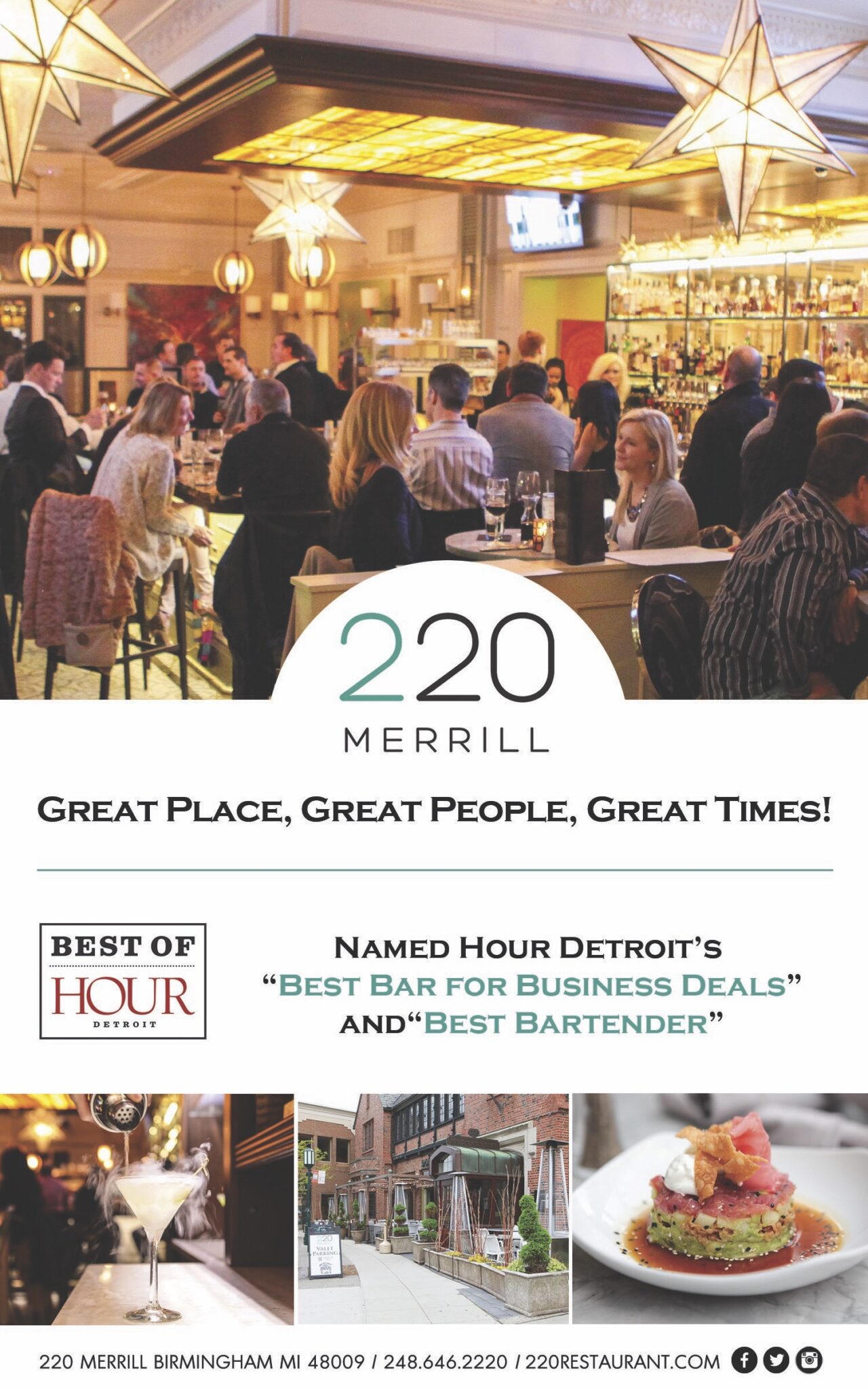 220 Merrill Announced Best Bartender And Best Bar For Business Deals By ...